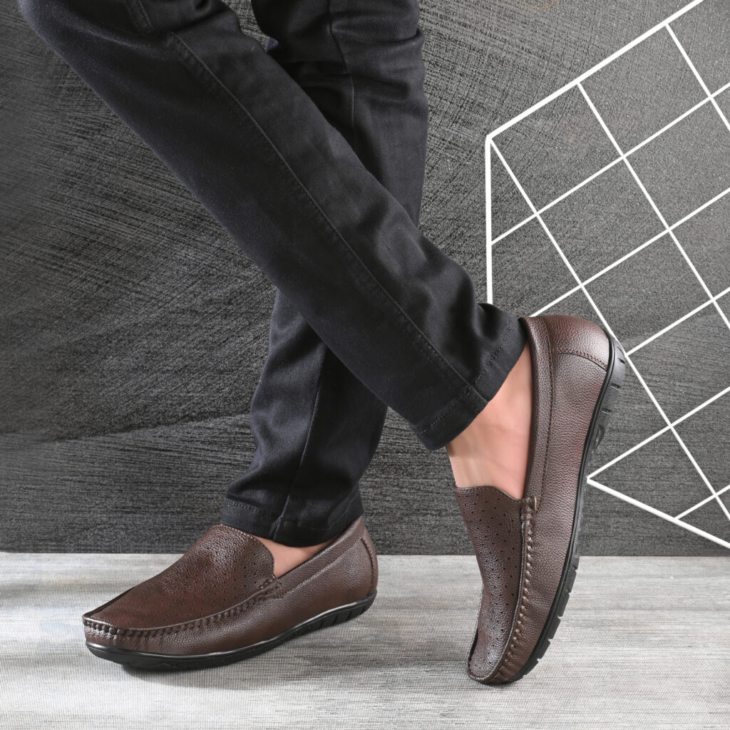 Scover’s Leatherette Loafers (Dark Brown) - SCOVER.IN